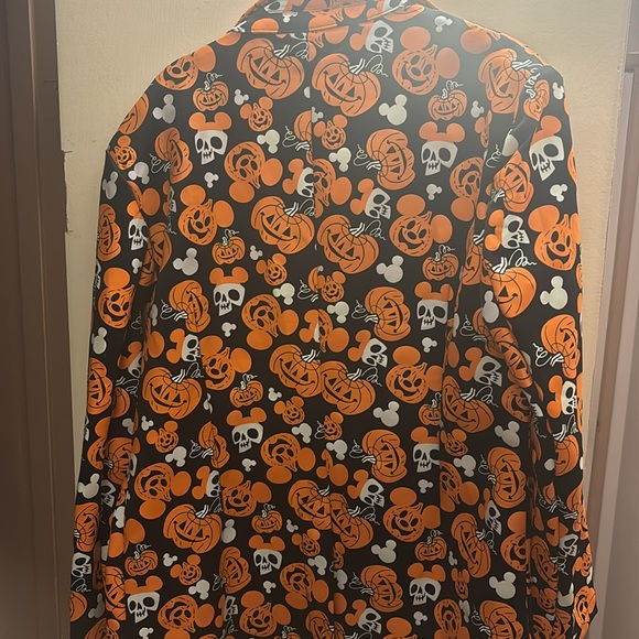 Disney | Suits & Blazers | Disney Mickey Pumpkin Glowinthedark Jacket ...